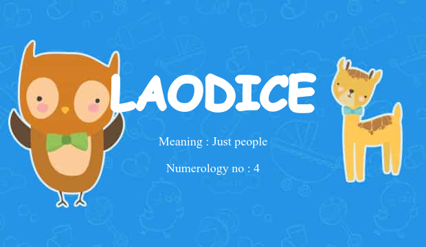 Laodice Name Meaning