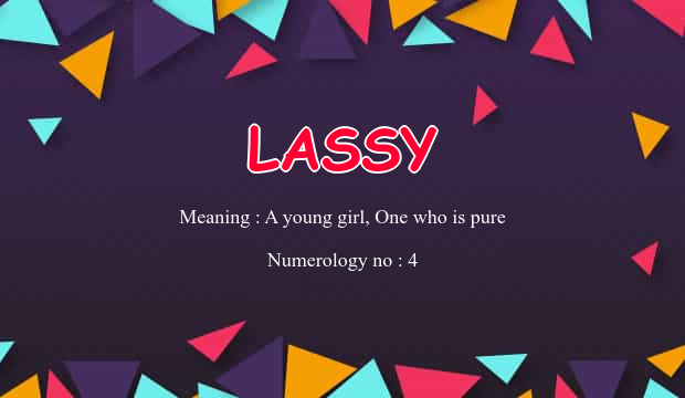 Lassy Name Meaning