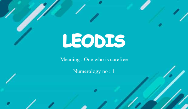 Leodis Name Meaning