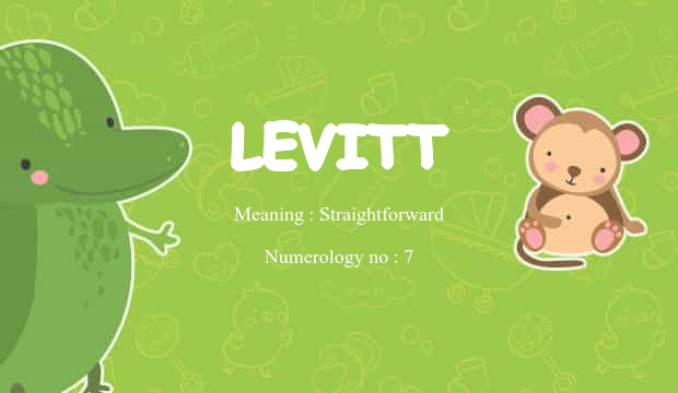 Levitt Name Meaning