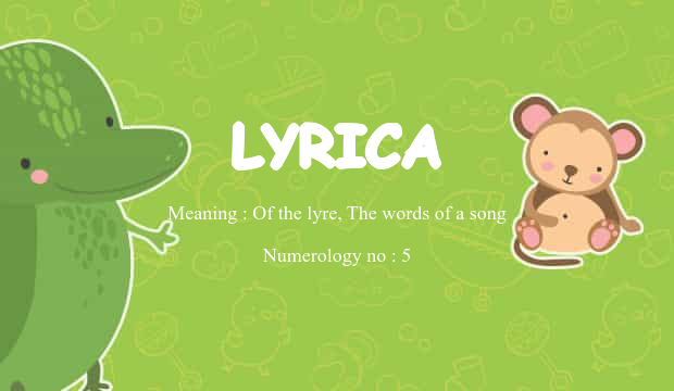 Lyrica Name Meaning