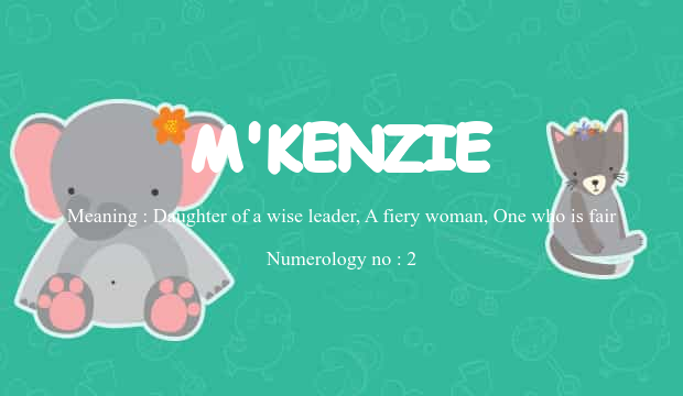 M'Kenzie Name Meaning