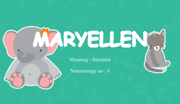 Maryellen Name Meaning