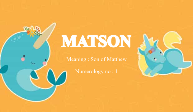 Matson Name Meaning