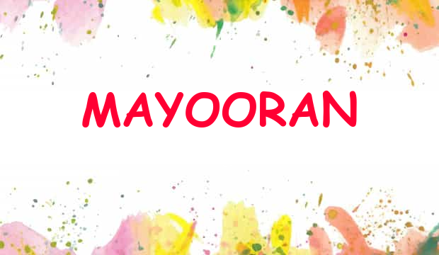 Mayooran Name Meaning