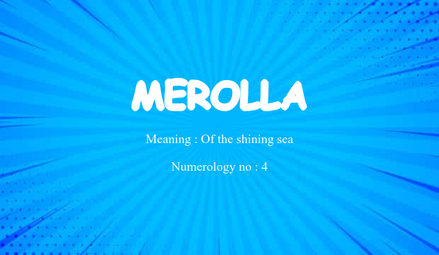 Merolla Name Meaning