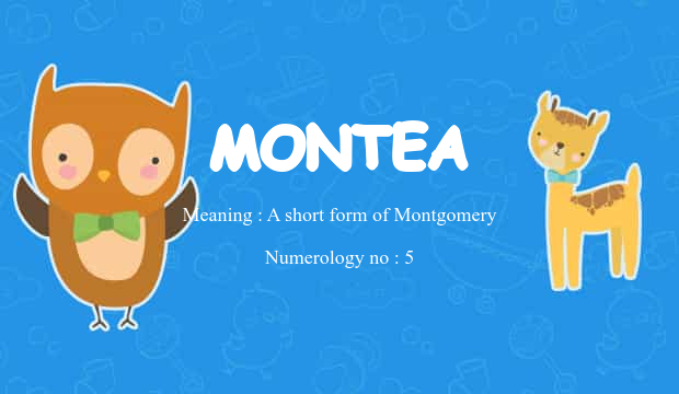 Montea Name Meaning