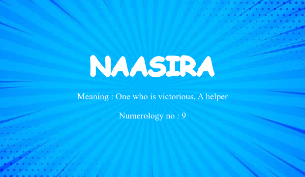 Naasira Name Meaning