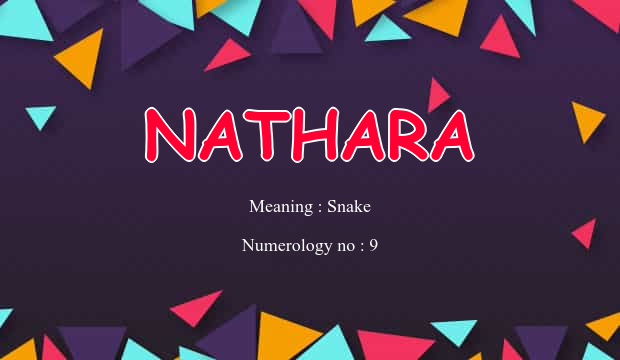 Nathara Name Meaning