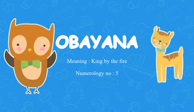 Obayana Name Meaning