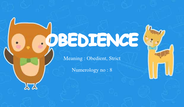 Obedience Name Meaning