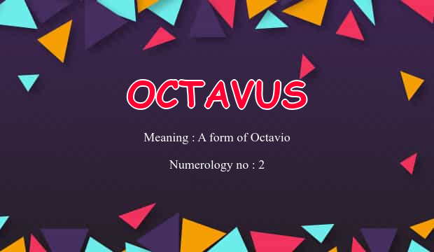 Octavus Name Meaning