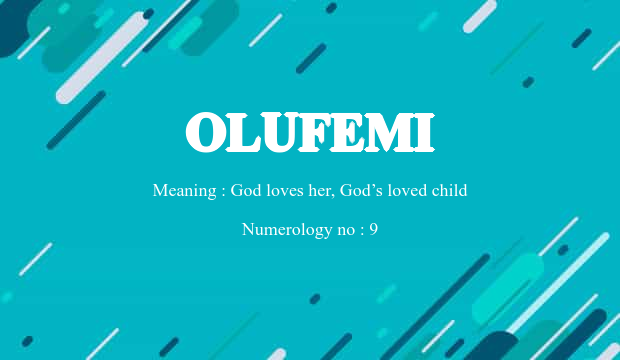 Olufemi Name Meaning