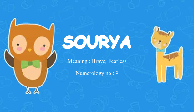 Sourya Name Meaning