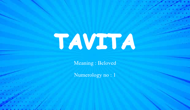 Tavita Name Meaning