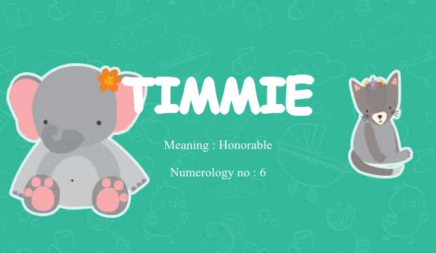 Timmie Name Meaning