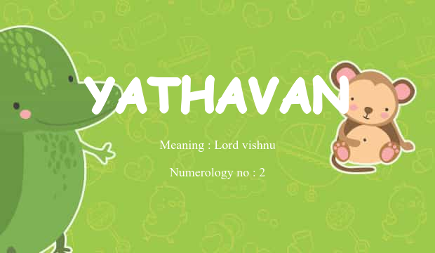 Yathavan Name Meaning