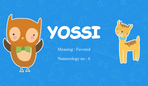 Yossi Name Meaning