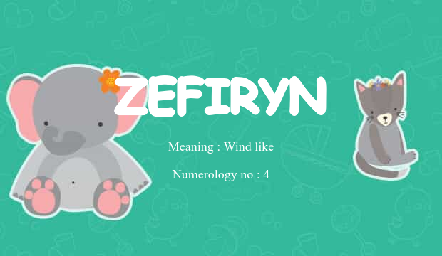 Zefiryn Name Meaning