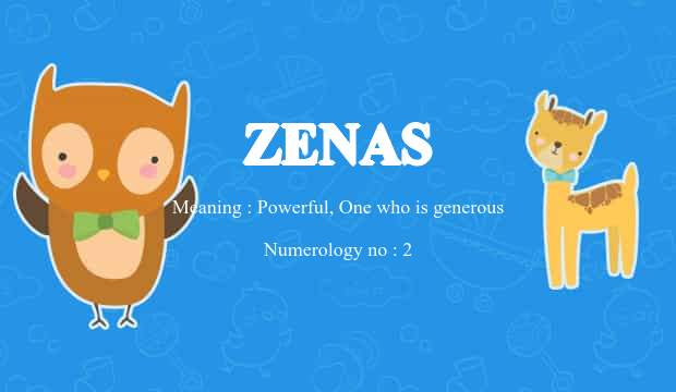 Zenas Name Meaning