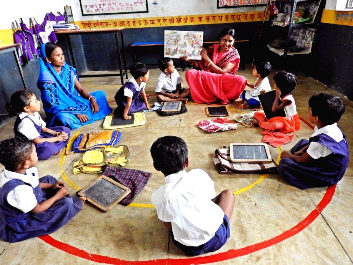 Anganwadi centres becoming modern with Smart TVs under Yogi Government