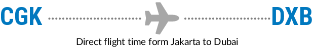 Flight Time Soekarno-Hatta International Airport - Dubai Airport | CGK ...