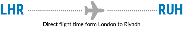 Flight Time London Heathrow Airport - King Khaled International Airport ...