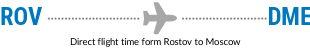 ROV - DME Flight Time | Flight Duration Rostov Airport to Domodedovo ...